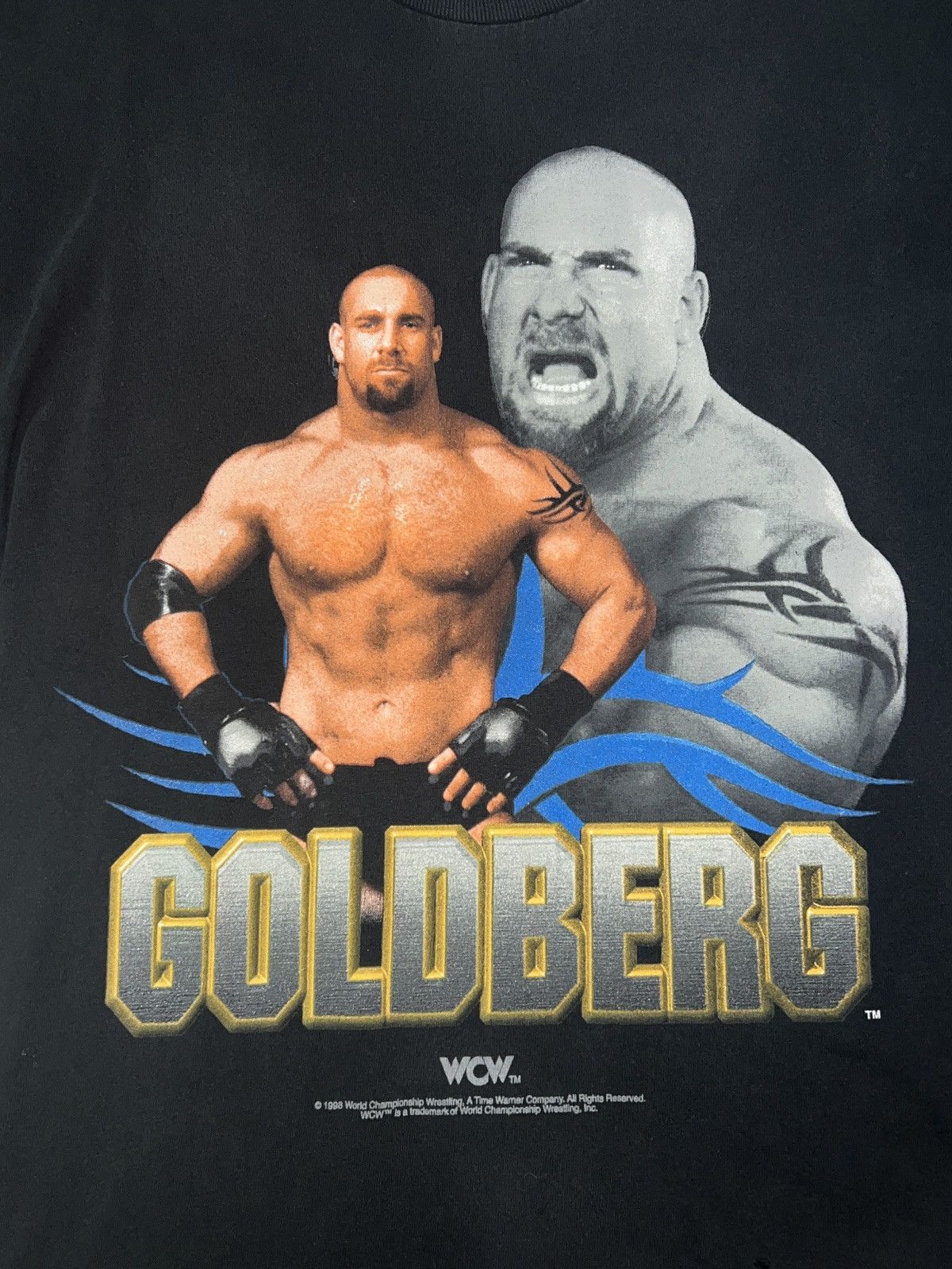 Vintage × Wcw/Nwo × Wwe vintage 1998 WCW NWO Goldberg wrestler ...