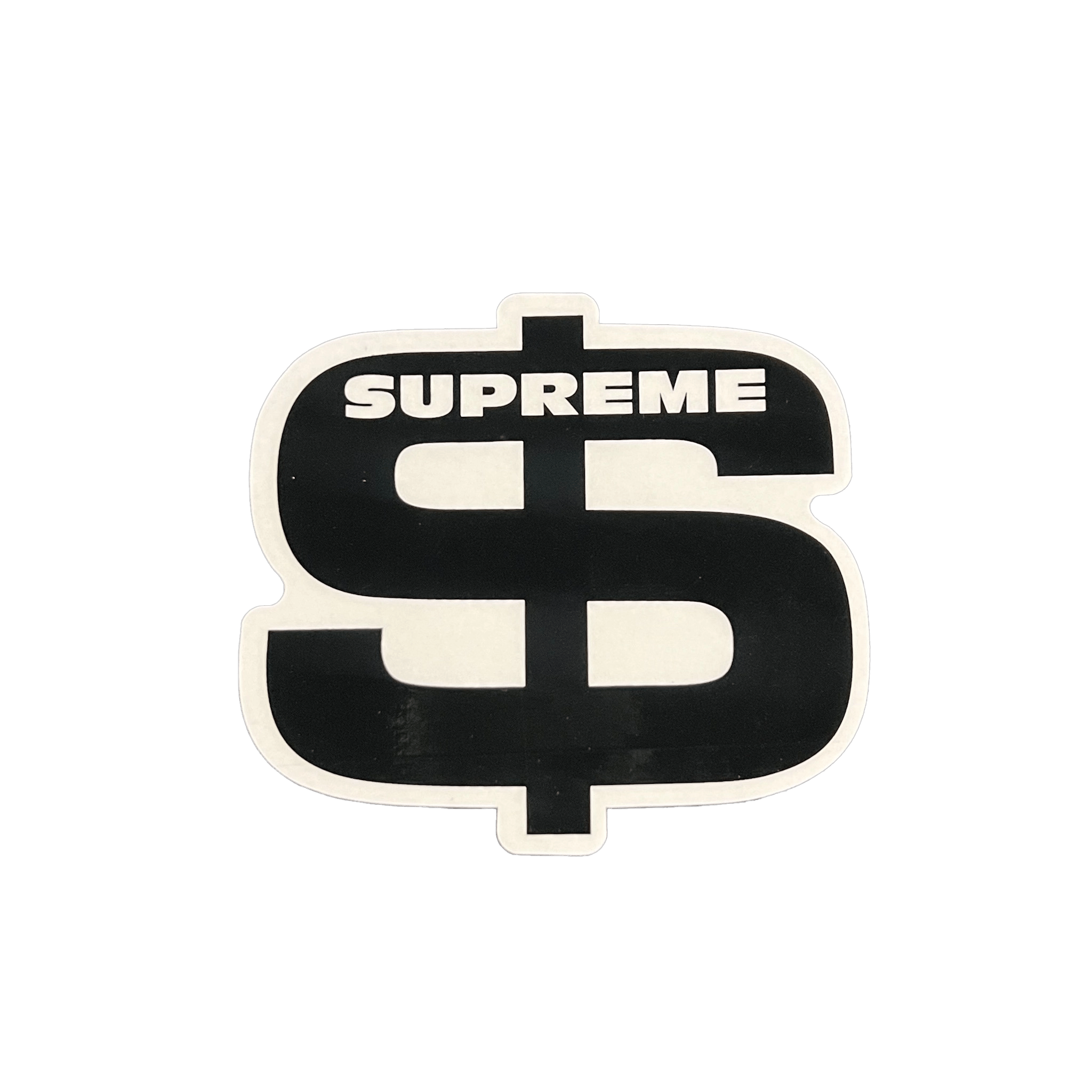 Hypebeast × Stickers × Supreme Supreme Dollar Sign Sticker Black | Grailed