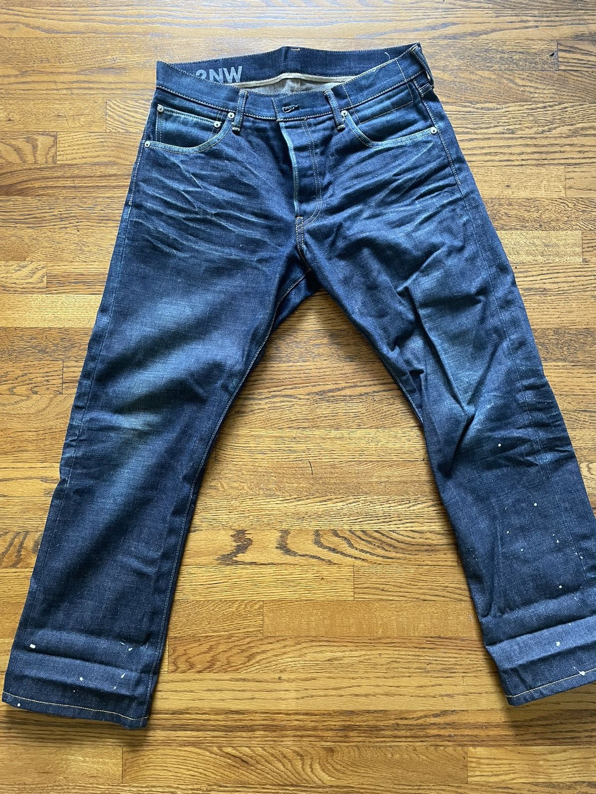 Visvim Visvim Selvedge 01.2 Paint Splatter | Grailed