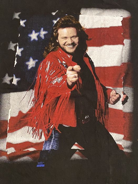Vintage Travis Tritt “ American flag” 90’s country music tee | Grailed