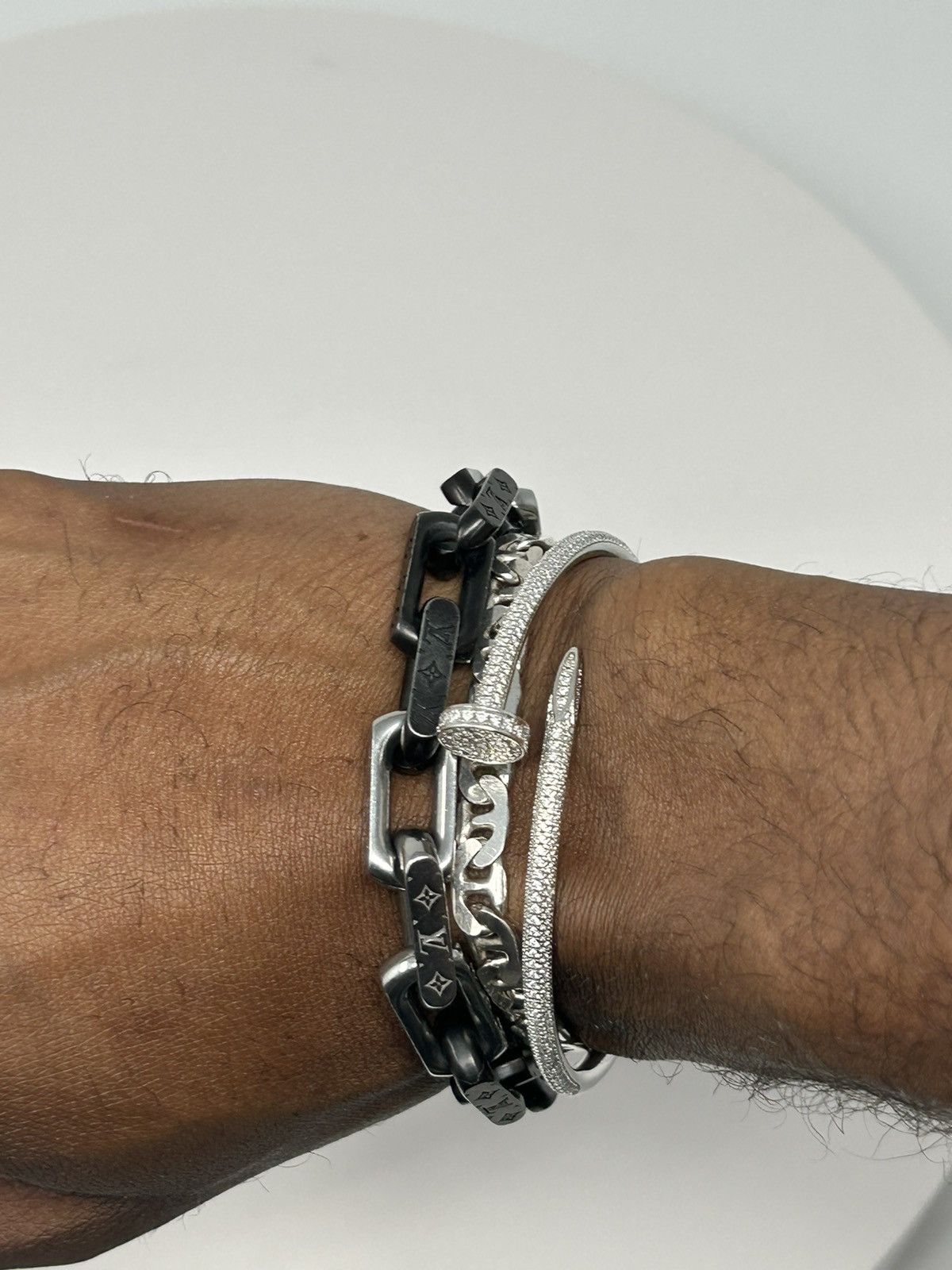 Louis Vuitton Louis Vuitton virgil abloh chain link bracelet | Grailed