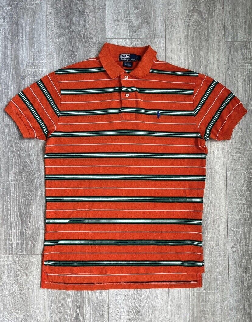 Ralph Lauren Vintage Polo Ralph Lauren Striped Polos Shirt Logo Size M | Grailed