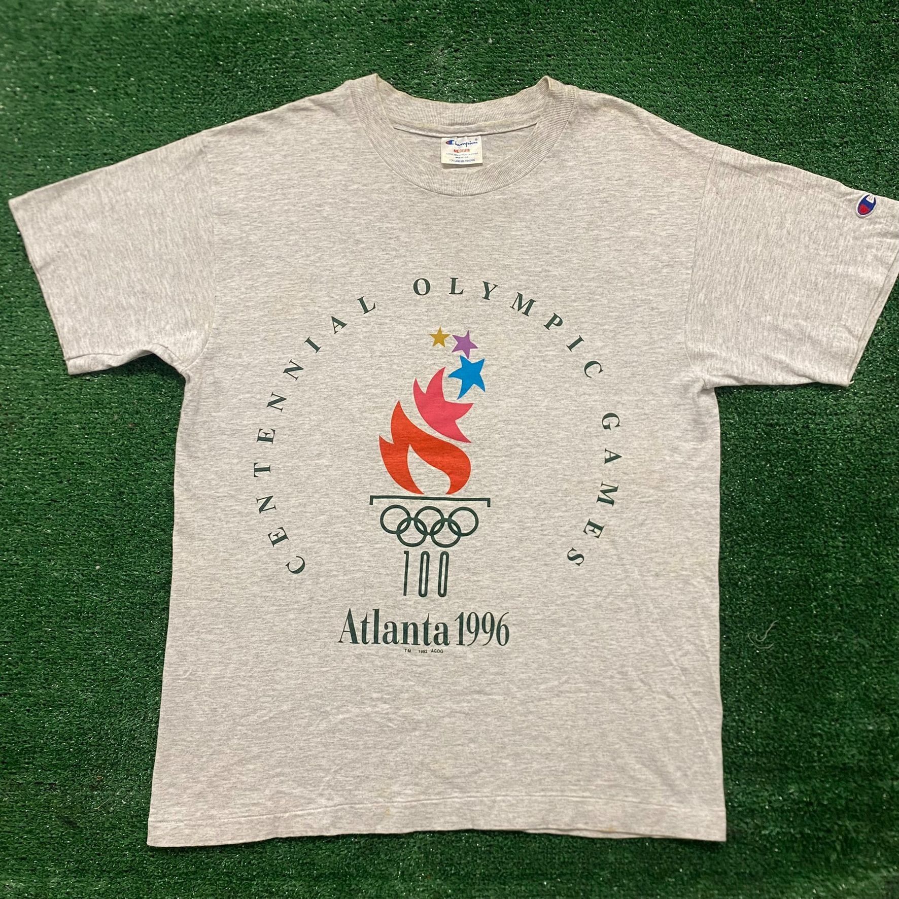 Vintage Vintage 90s Atlanta 1996 Olympics Logo Single Stitch Tee | Grailed