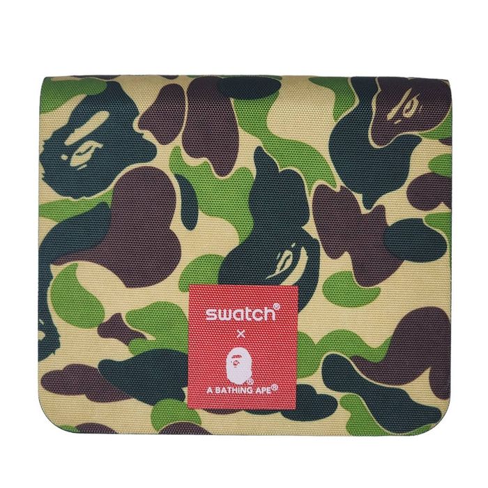 Bape Swatch x A Bathing Ape Watch Grey Multi-Color | Grailed