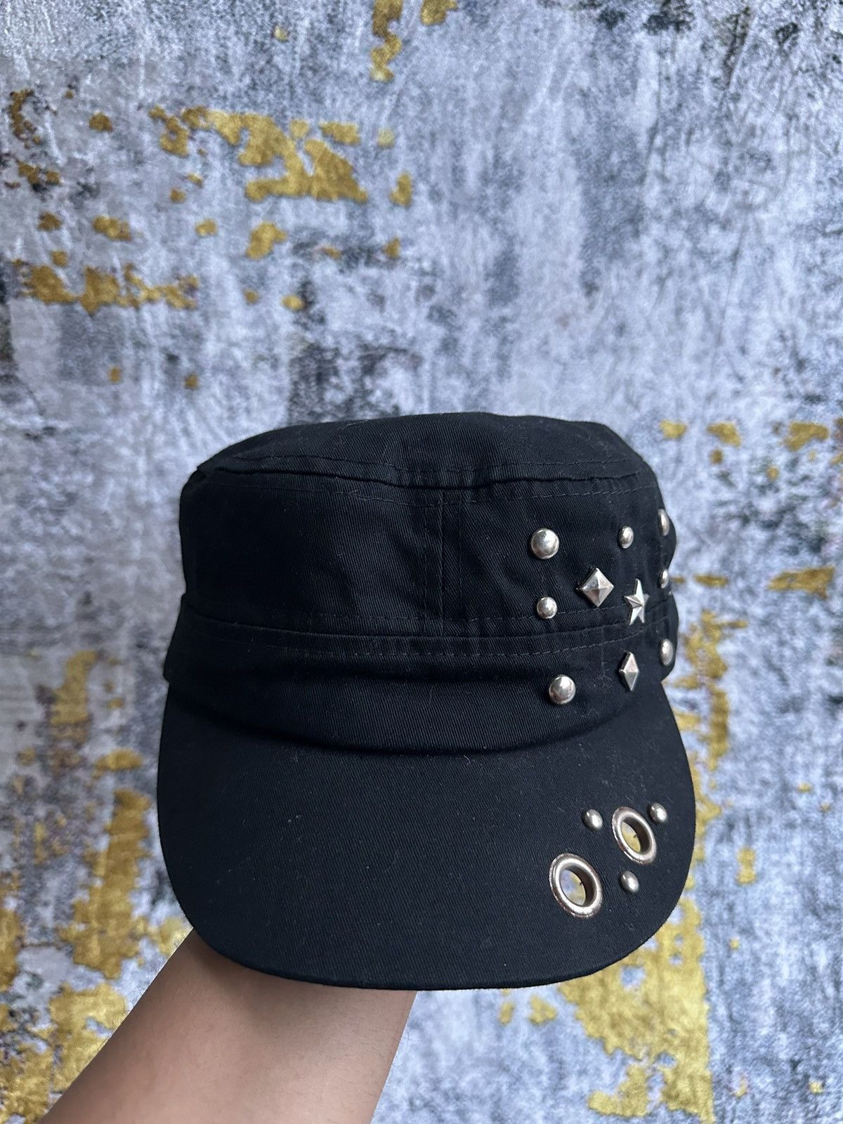 Le Grande Bleu (L.G.B.) 💸BINDING OFFER💸 CRAZY JAPANESE STUDDED CAP BALENCIAGA STYLE | Grailed