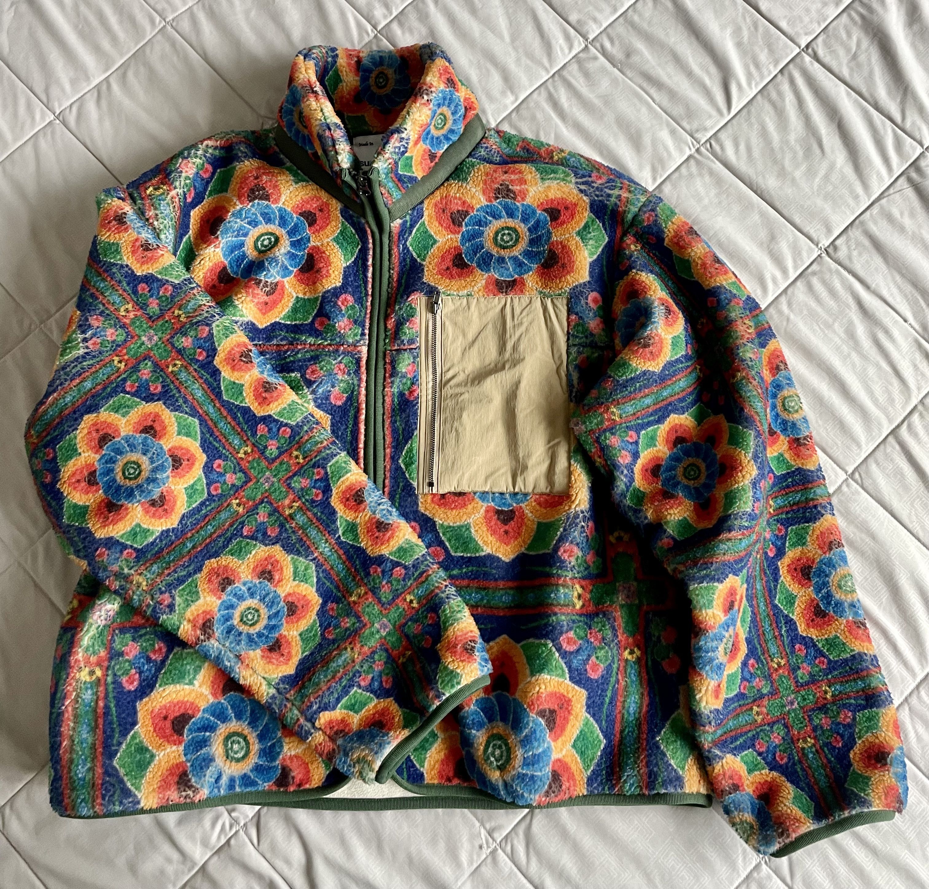 Sundae School Dancheong fleece zip up | Grailed