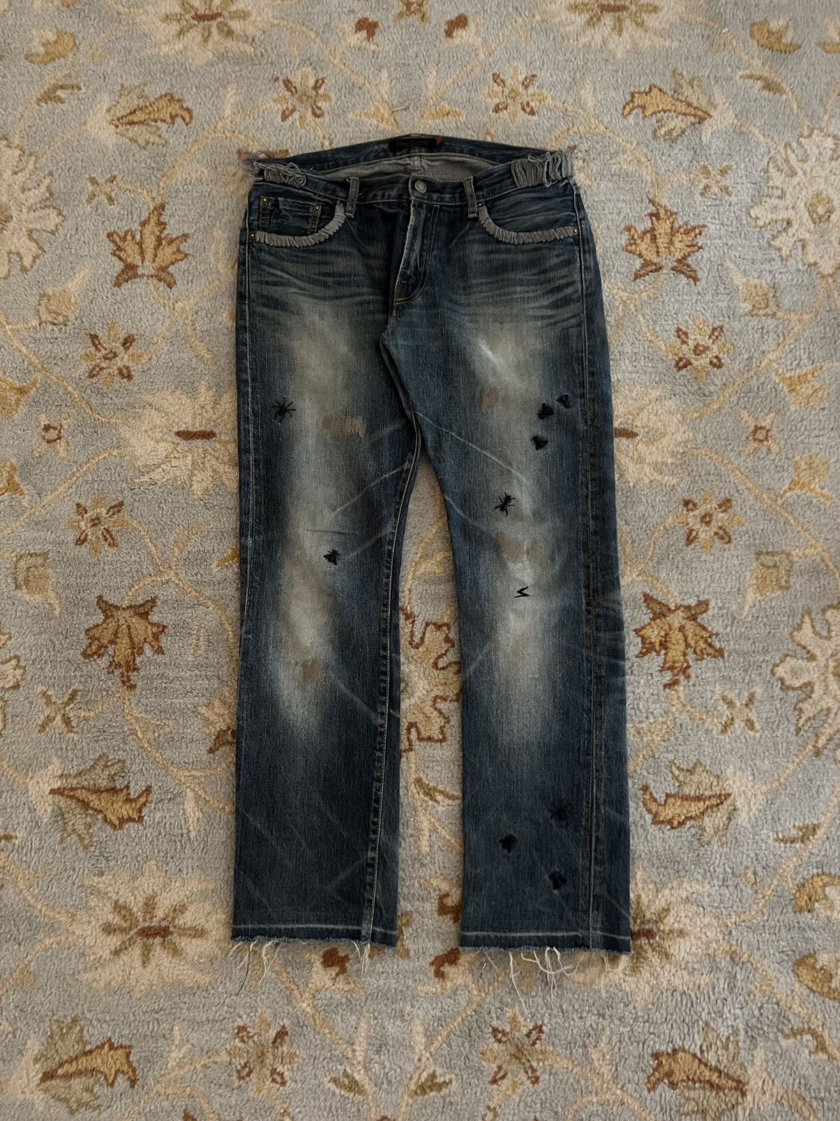 Undercover Undercover AW06 bug/insect denim | Grailed