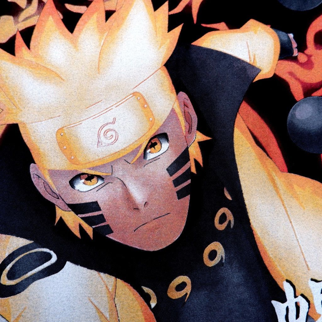 Japanese Brand Naruto kyuubi mode - Naruto shippuden x anime tee ...