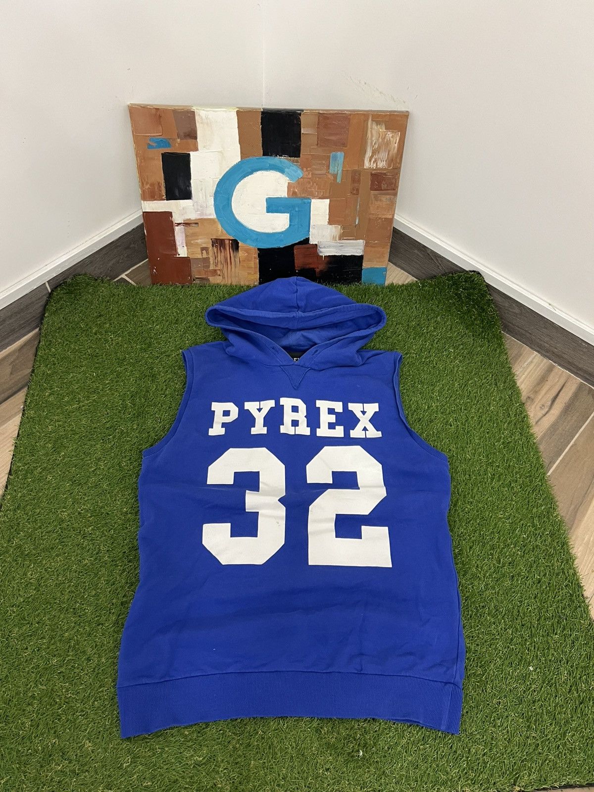 Pyrex Vision × Streetwear × Virgil Abloh Pyrex Hoodie Big Logo Y2K ...