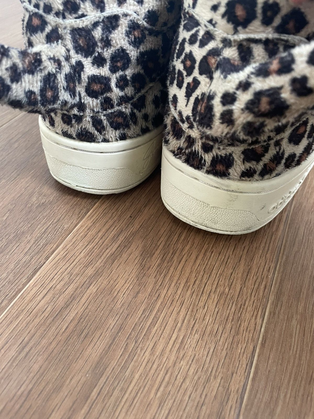 Jeremy Scott Jeremy Scott adidas leopard us8.5 | Grailed