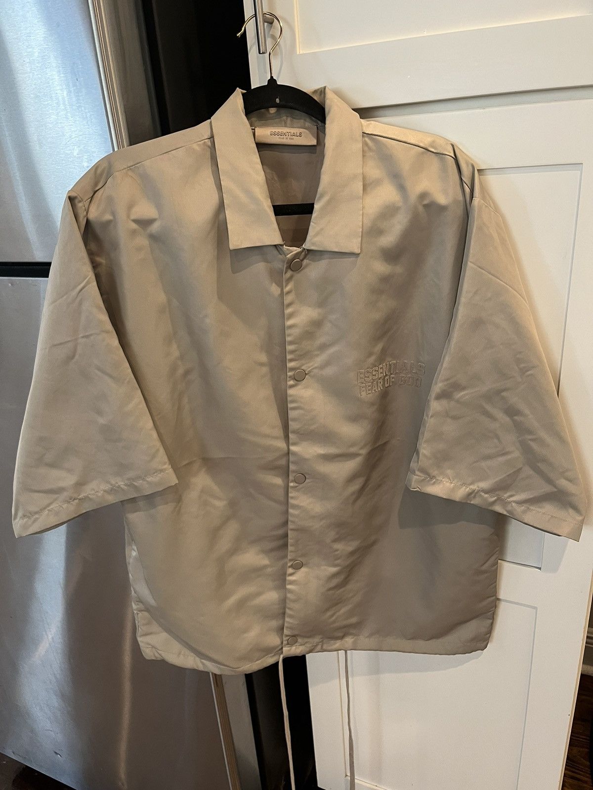 Essentials Fear of God “Essentials” Button Up Shirt | Grailed