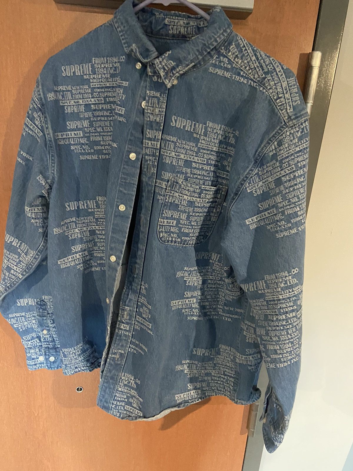 Supreme RARE Supreme Jean Jacket | Grailed