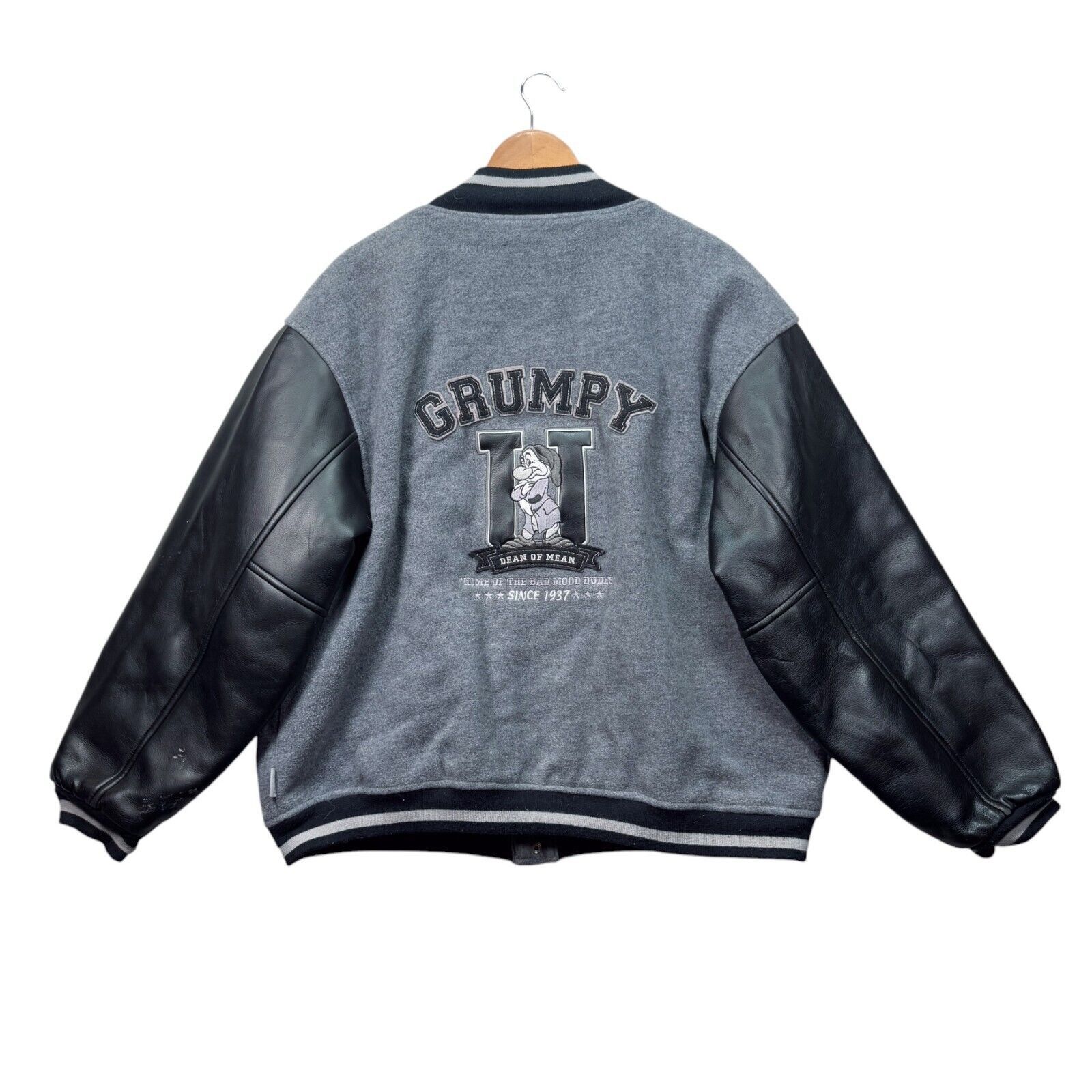Disney Disney Store Exclusive Grumpy Varsity Snow White Jacket L | Grailed