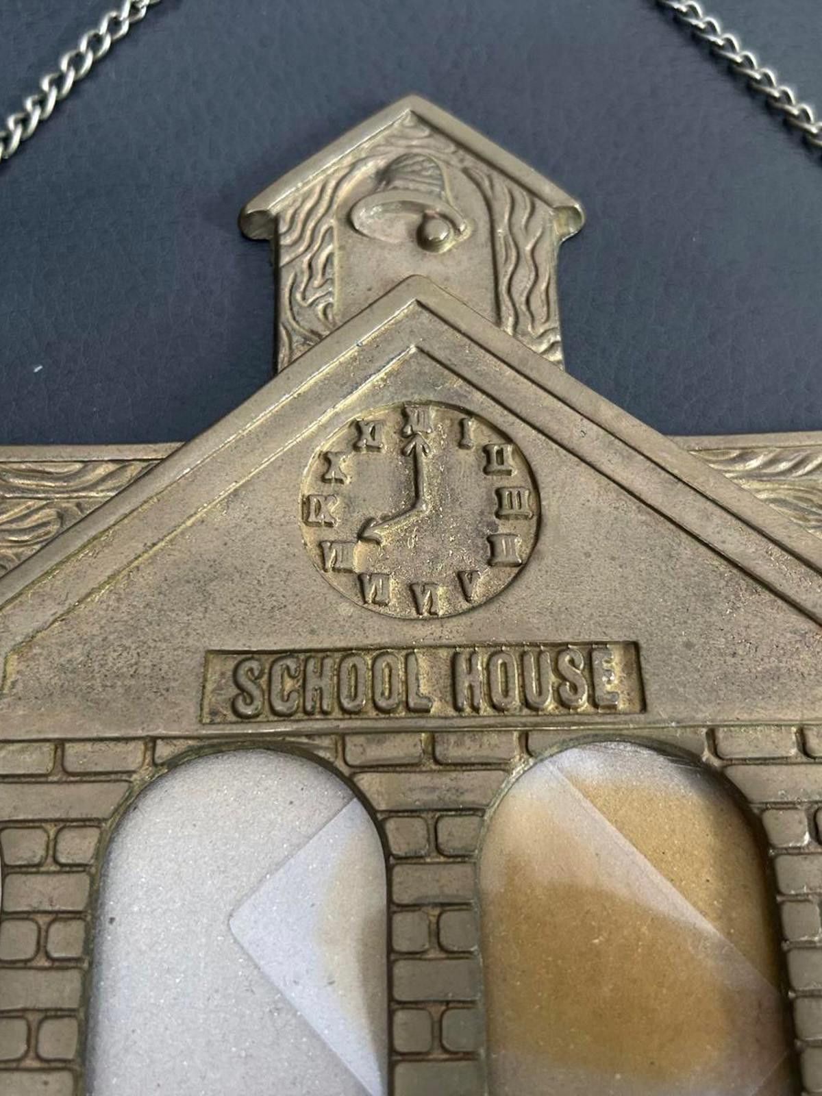 Designer Vintage School House Photo Frame - solid brass | Grailed