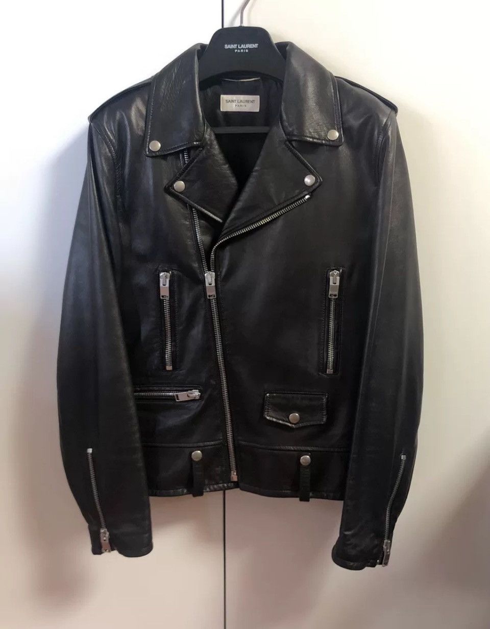 Saint Laurent Paris Saint Laurent L01 15FW Lamb Leather Jacket- -DMC ...