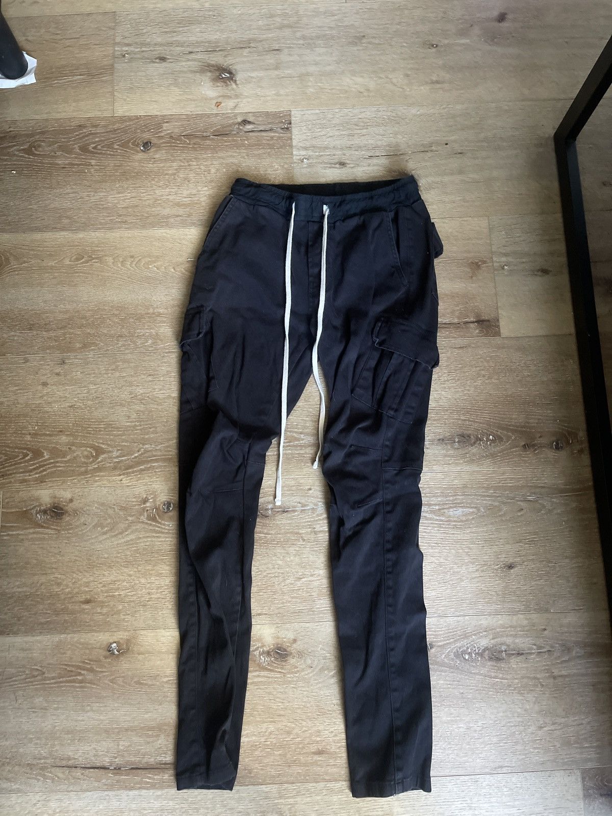 Mnml Mnml Black Cargo Sweatpants Grailed