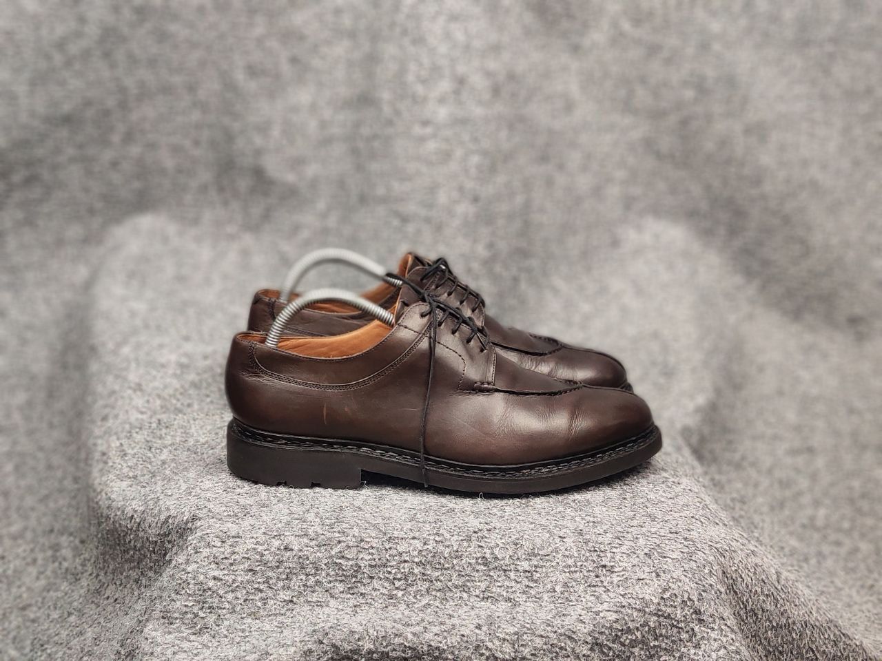 Designer × Heschung × Luxury Heschung Design Ebene toe leather derby ...
