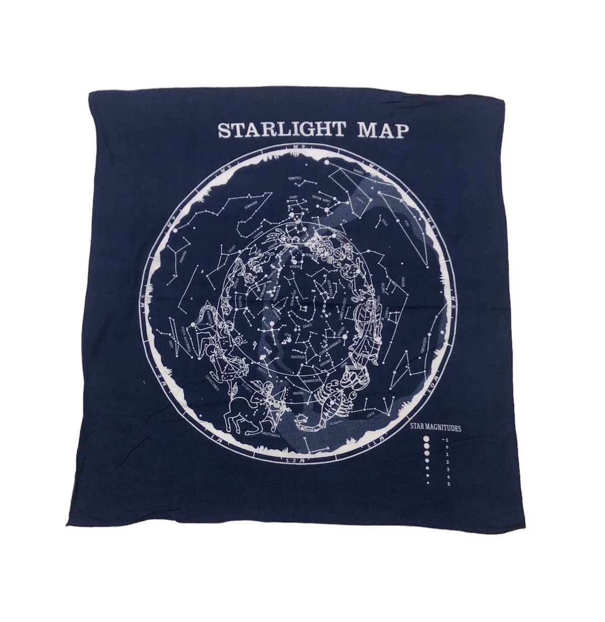Arts & Science Starlight map handkerchief / pocketsquare | Grailed