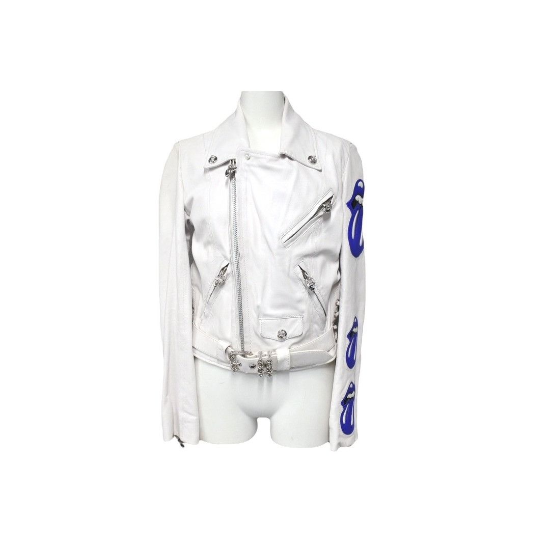 Chrome Hearts Chrome Hearts Rolling Stones Logo Riders Jacket | Grailed
