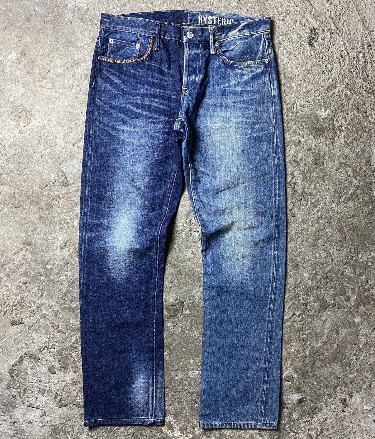 Hysteric Glamour Hysteric Glamour Two Tone Studded Selvedge Denim | Grailed