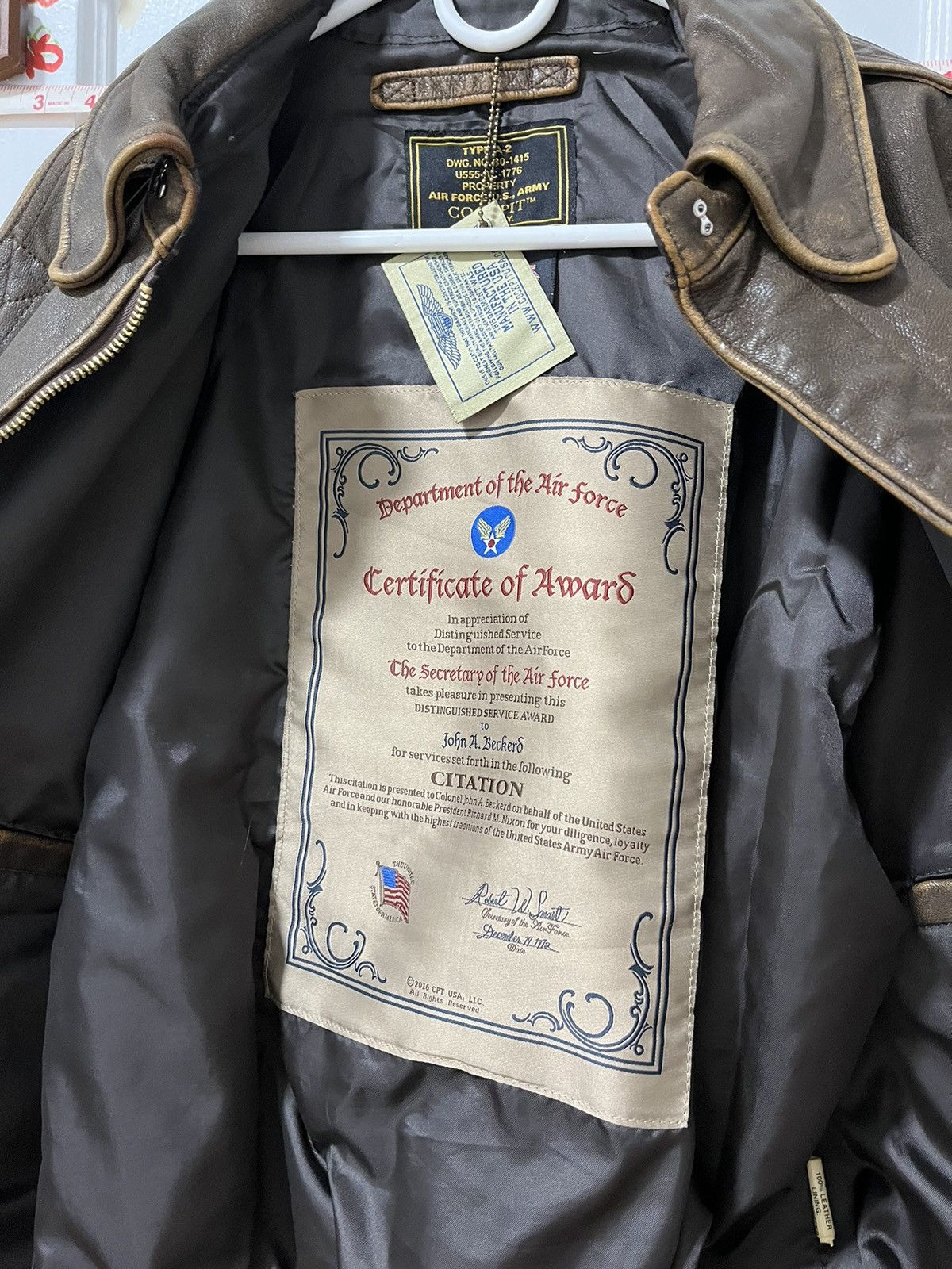 Cockpit Usa Men's Leather Mustang A2 Flight Jacket | Grailed