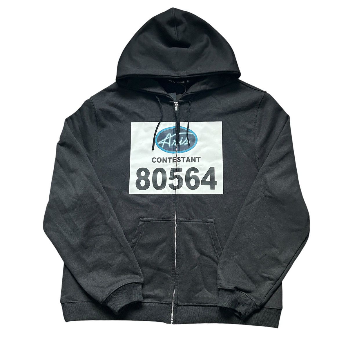 Aris Tatalovich × Streetwear Aris Tatalovich Contestant Zip-Up Hoodie ...