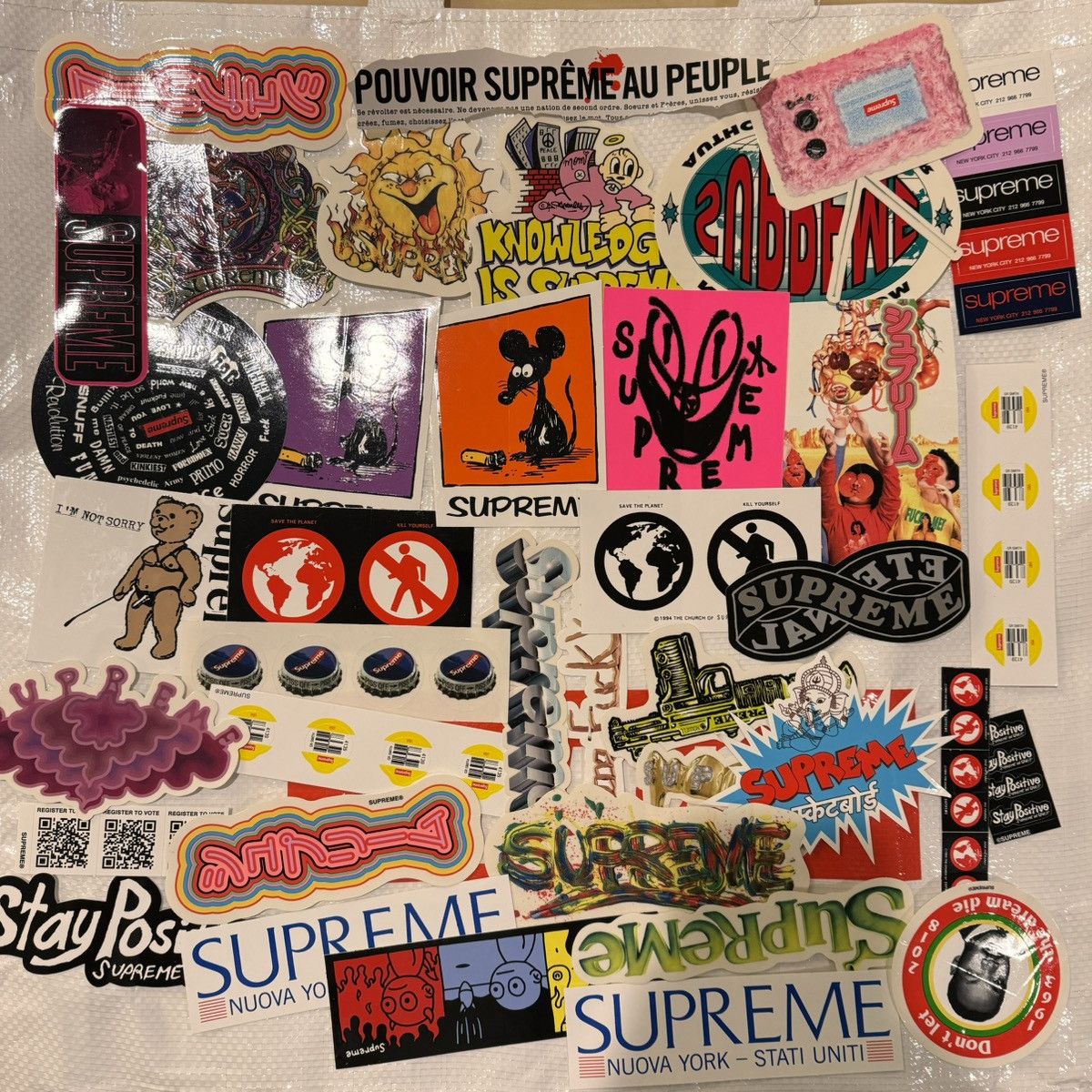 Supreme Supreme sticker set | Grailed