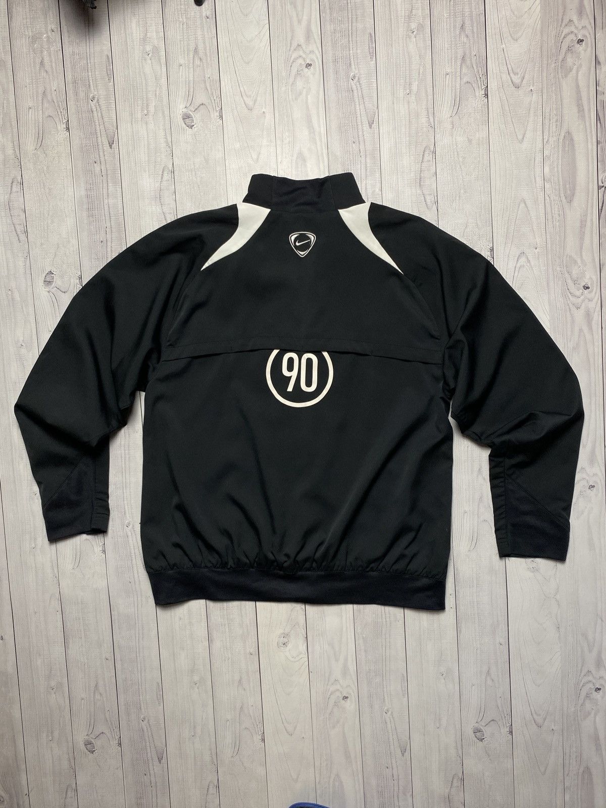 Nike × Streetwear × Vintage Nike 90 jacket T90 big logo vintage total ...
