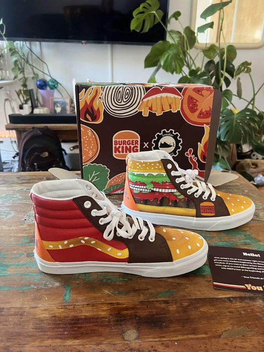 Vans Vans Burger King x Sneaker Mechanic Shoes | Grailed