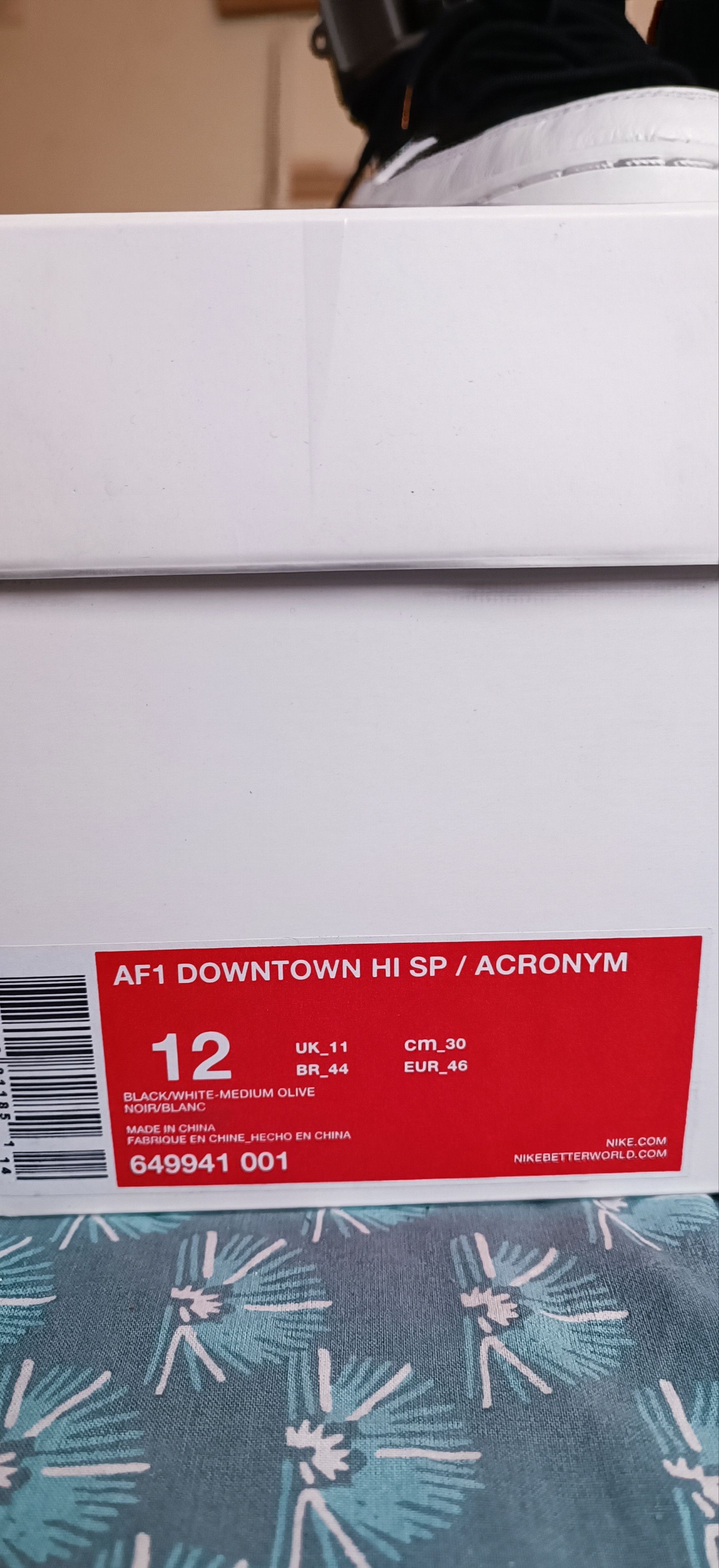 Acronym × Errolson Hugh × Nike Acronym x NikeLab Air Force 1 Downtown ...