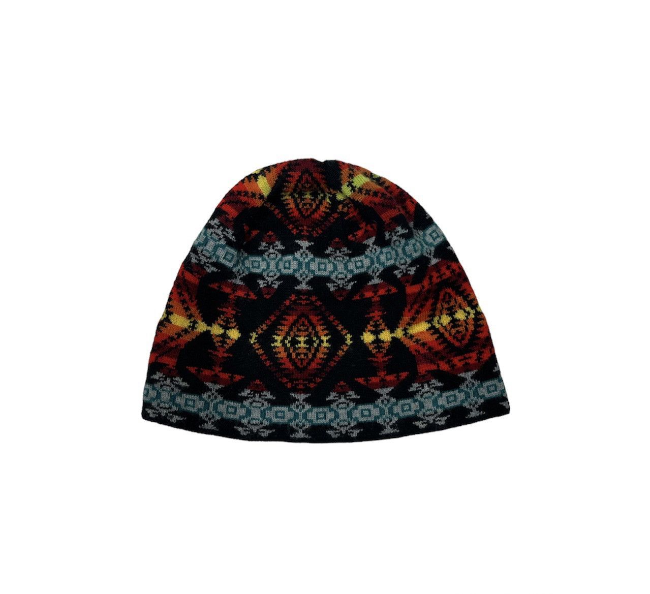 Native × Pendleton Pendleton wool native navajo aztec beanie hat cap pattern | Grailed