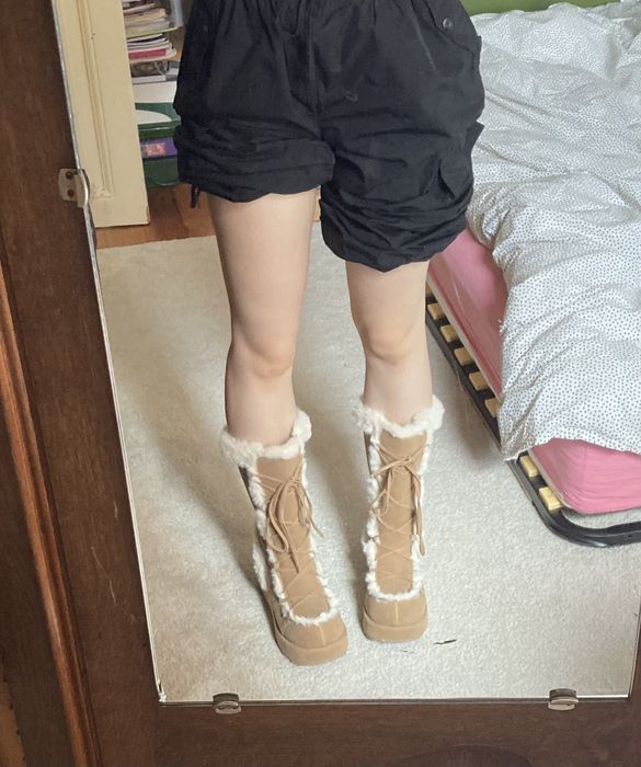 Demonia Cult Demonia CUBBY 311 faux fur platform boots | Grailed