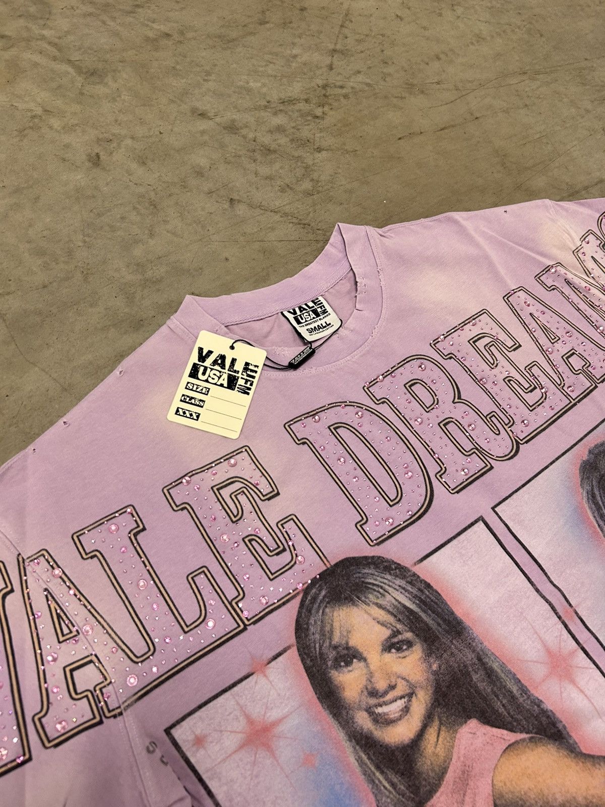 Vale Vale Forever Valley Dreams Icon Britney Spears Bling Tee New | Grailed