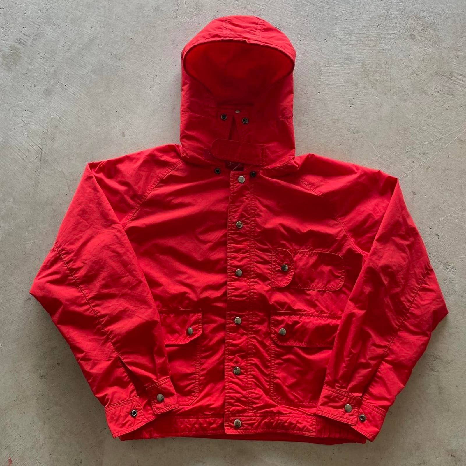 Vintage Vintage 90s Blood Orange Rain Jacket | Grailed