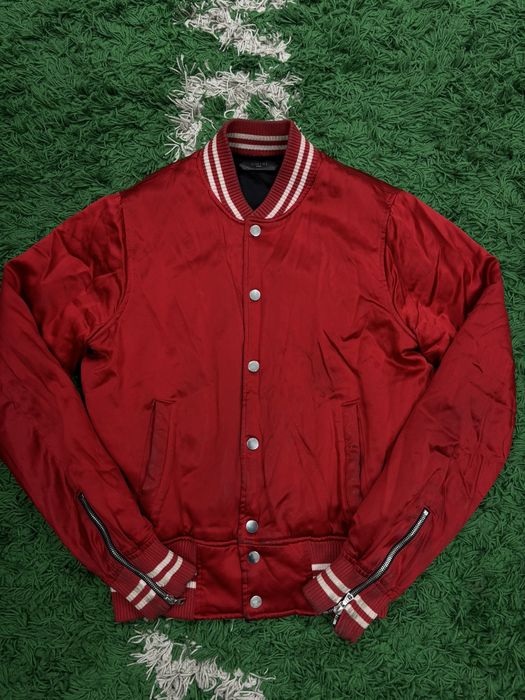 Amiri Amiri Varsity Jacket Red small | Grailed