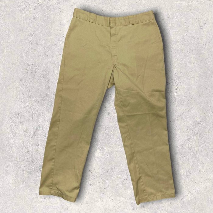 Vintage Tan Straight Fit Dickies Work Khakis | Grailed