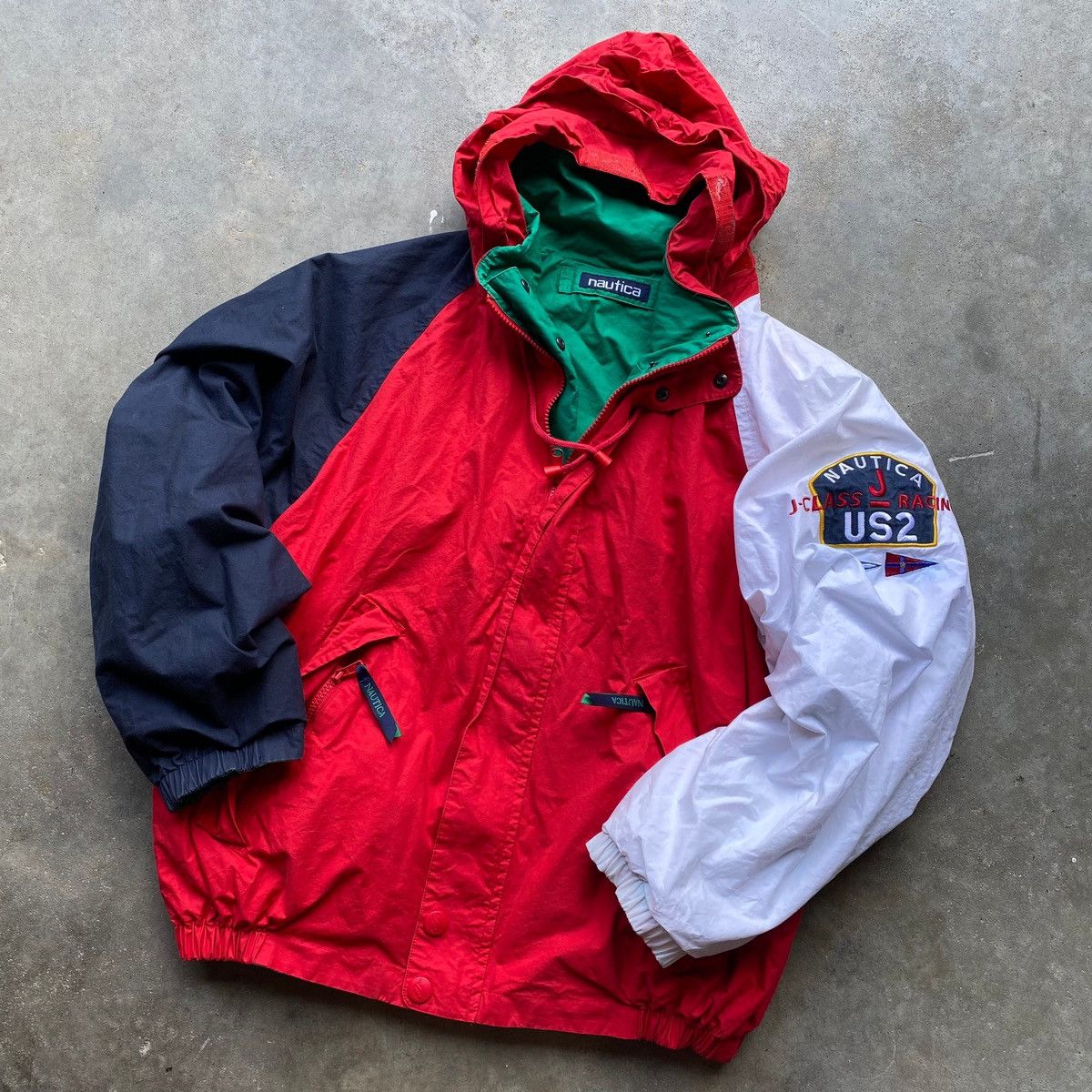 Nautica Vintage Nautica J Class Racing Jacket x Large | Grailed