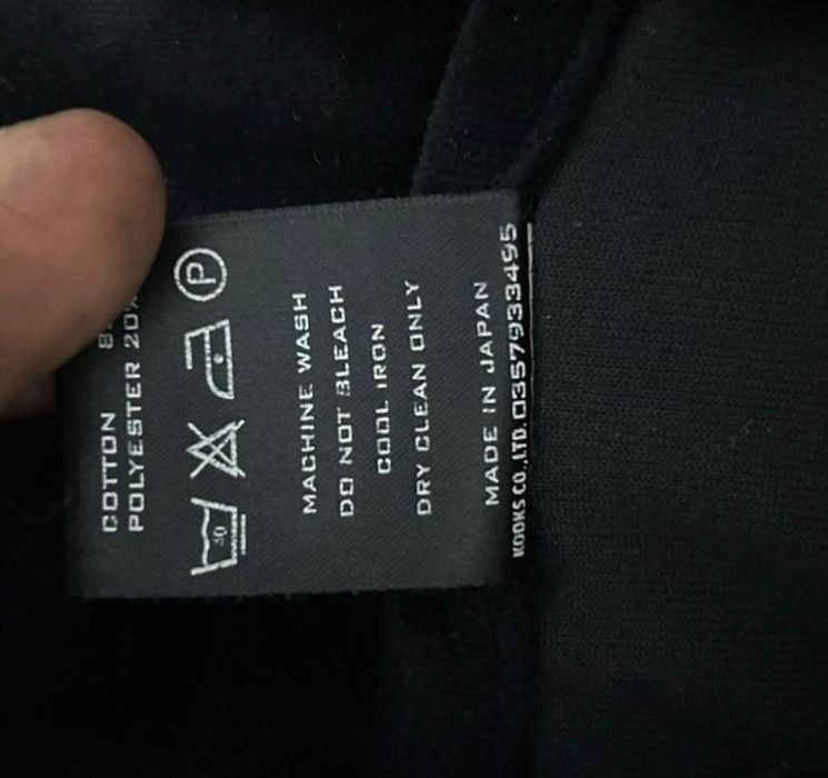 Number (N)ine Number (N)ine double skull velour | Grailed