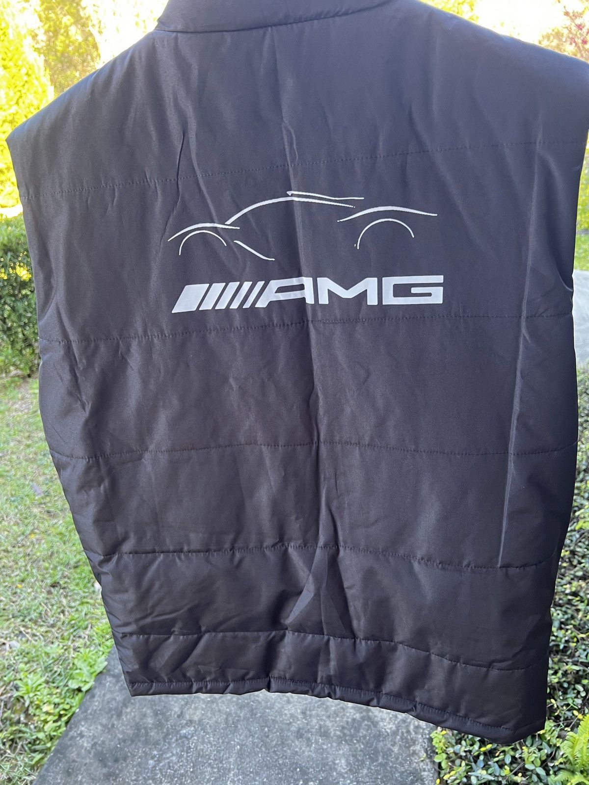 Mercedes-Benz Black Mercedes AMG bomber vest | Grailed