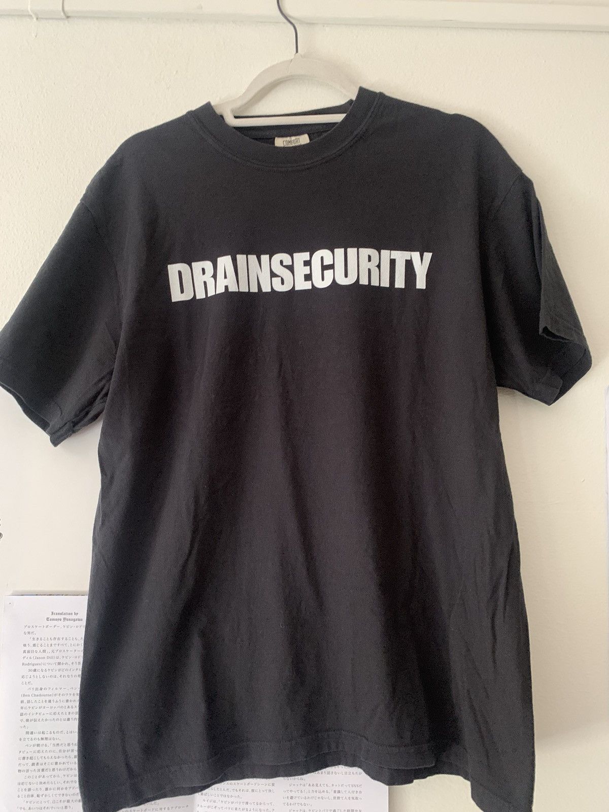 Drain Gang × Streetwear × Vintage “Drain Security” Tee | Grailed