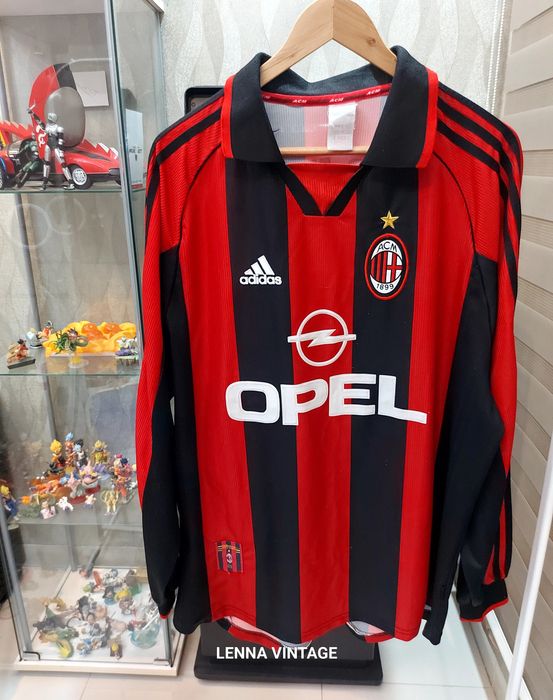Adidas Vintage adidas ac milan jersey 1998 1999 player issue | Grailed
