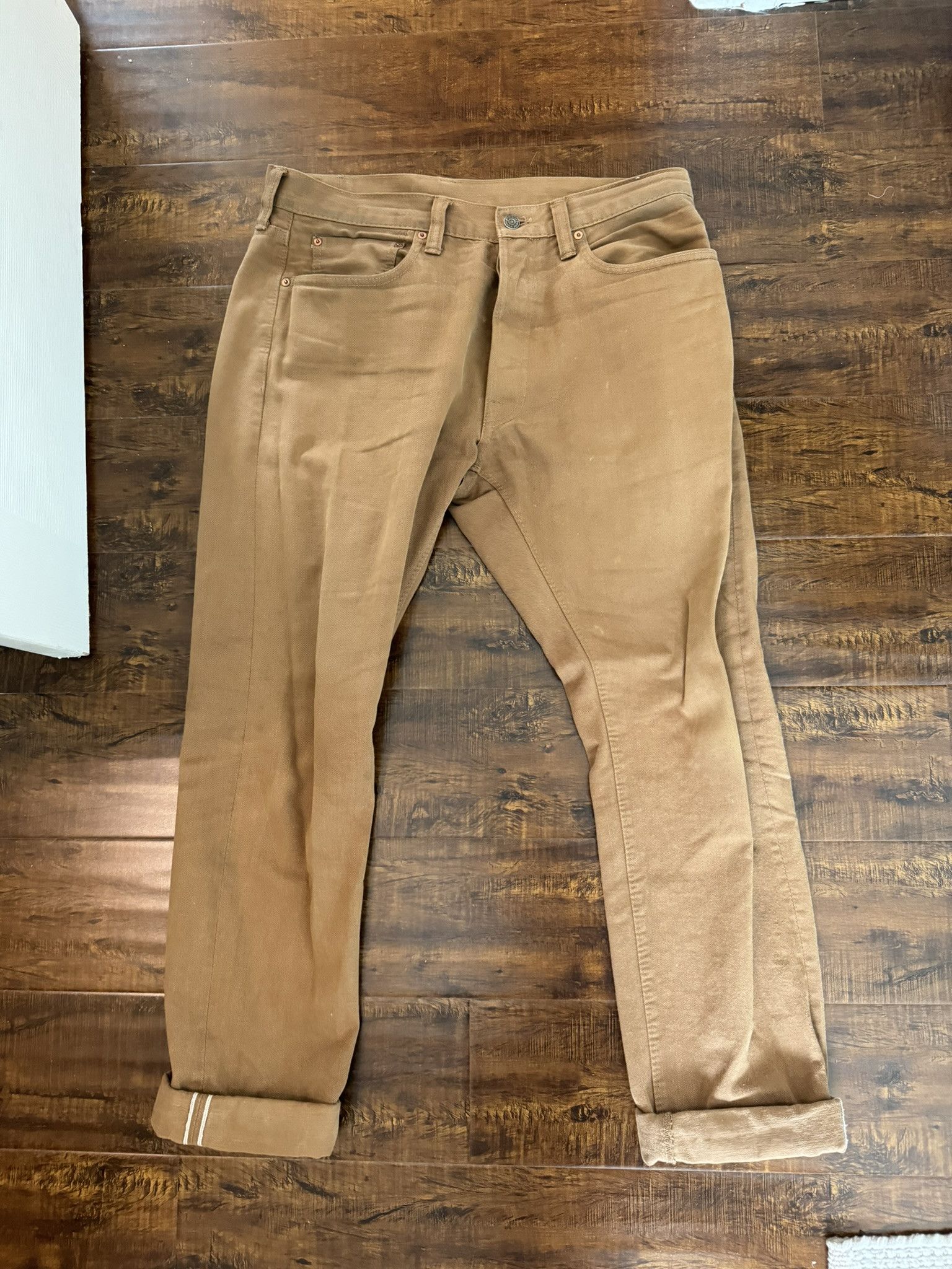 Pure Blue Japan Pure Blue Japan 12oz. Selvedge Chino Pants | Grailed