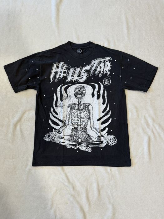 HELLSTAR Hellstar Inner Peace Black Tee | Grailed