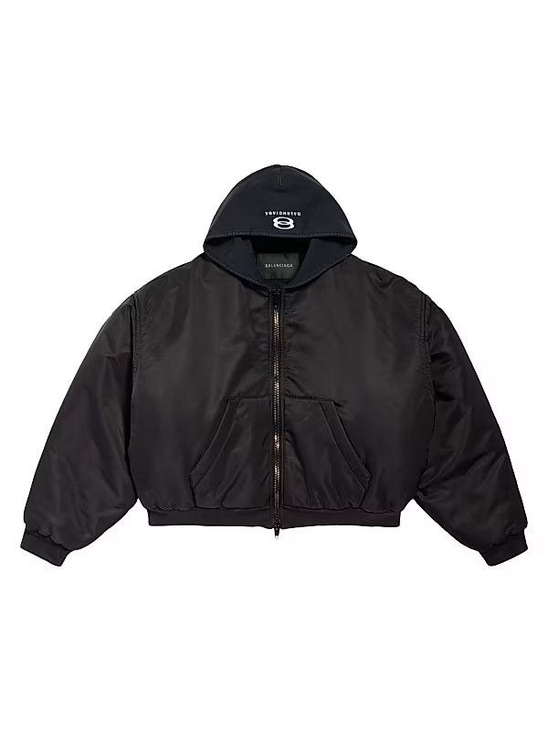 Balenciaga Balenciaga Unity Hooded Bomber Jacket | Grailed