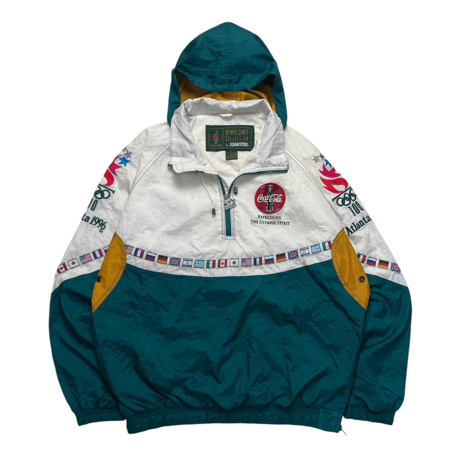 Starter × Usa Olympics × Vintage Vintage 90s Starter Color Block ...