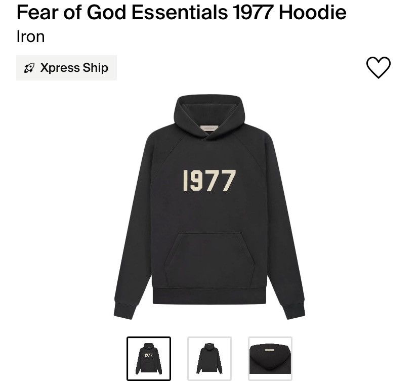 Essentials × Fear of God × Vintage Fear of God X 1977 Essentials knit ...