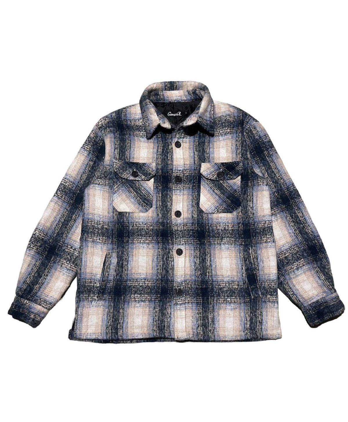 Archival Clothing × Flannel × Vintage JAPANESE CAVARIA FLANNEL JACKET ...