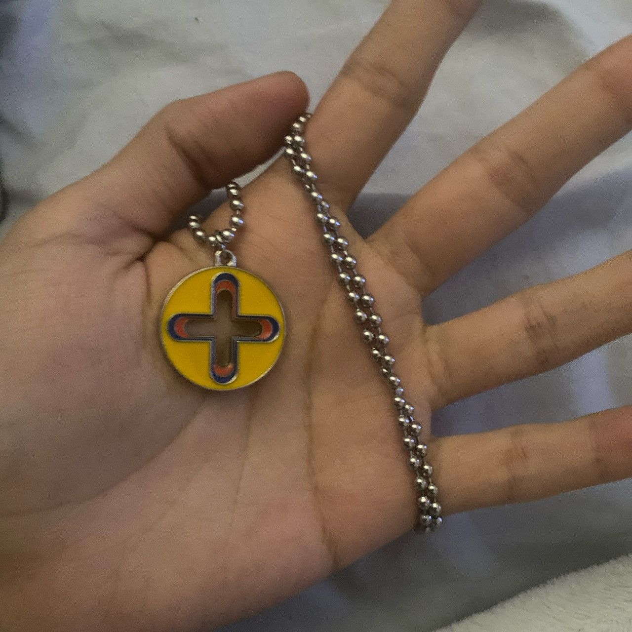 Homer Homer Cross Pendant and ball chain | Grailed