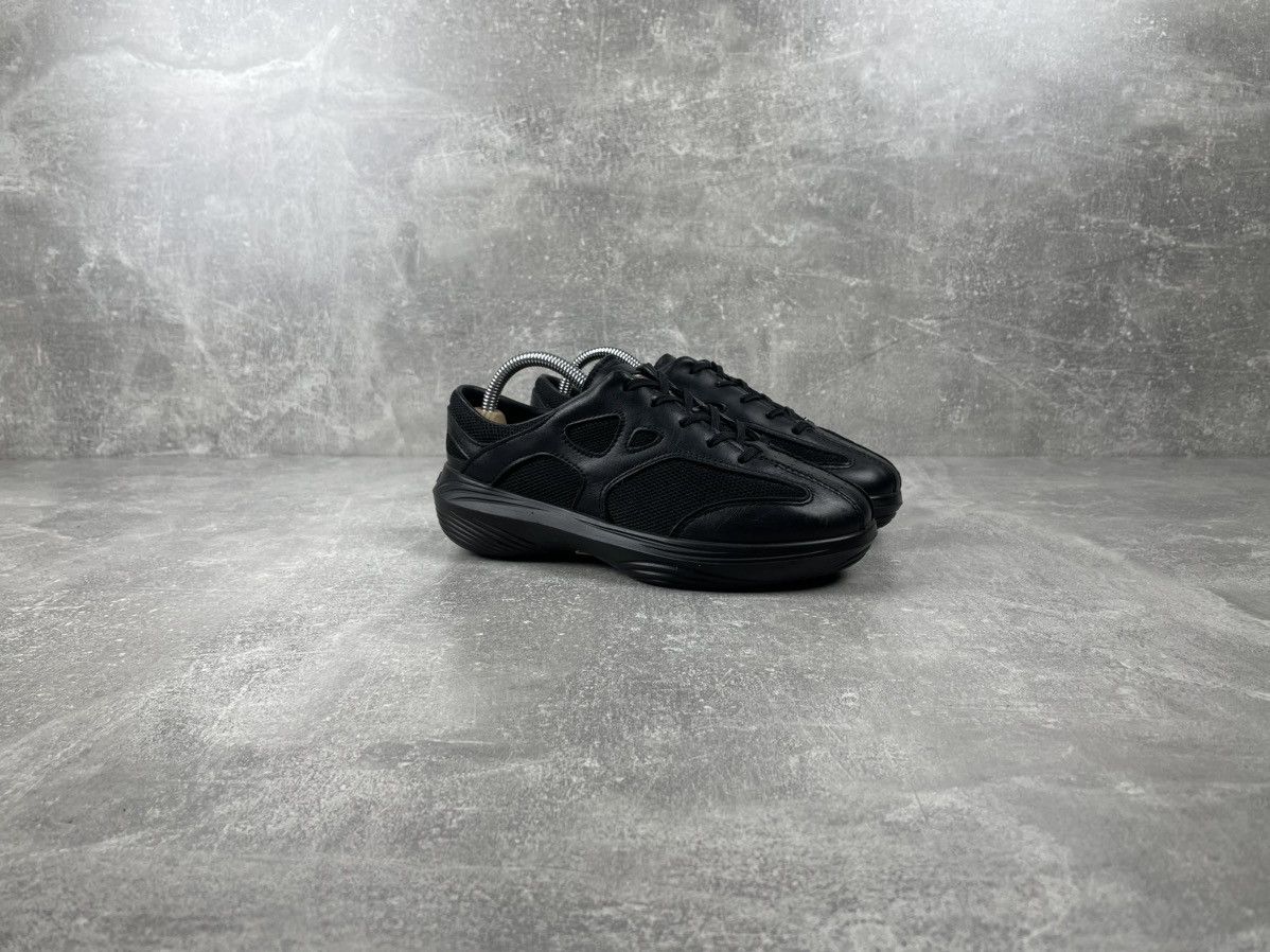 Avant Garde × Kybun × Streetwear Kybun Opium Leather Black Sneakers ...