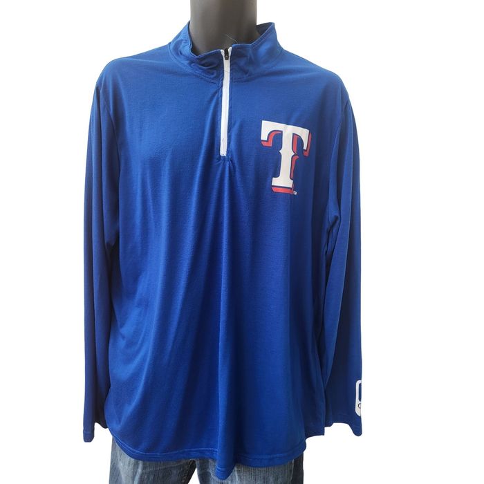 MLB MLB Texas Rangers Tshirt Long Sleeve Sz XL Men Globe Life Fi | Grailed